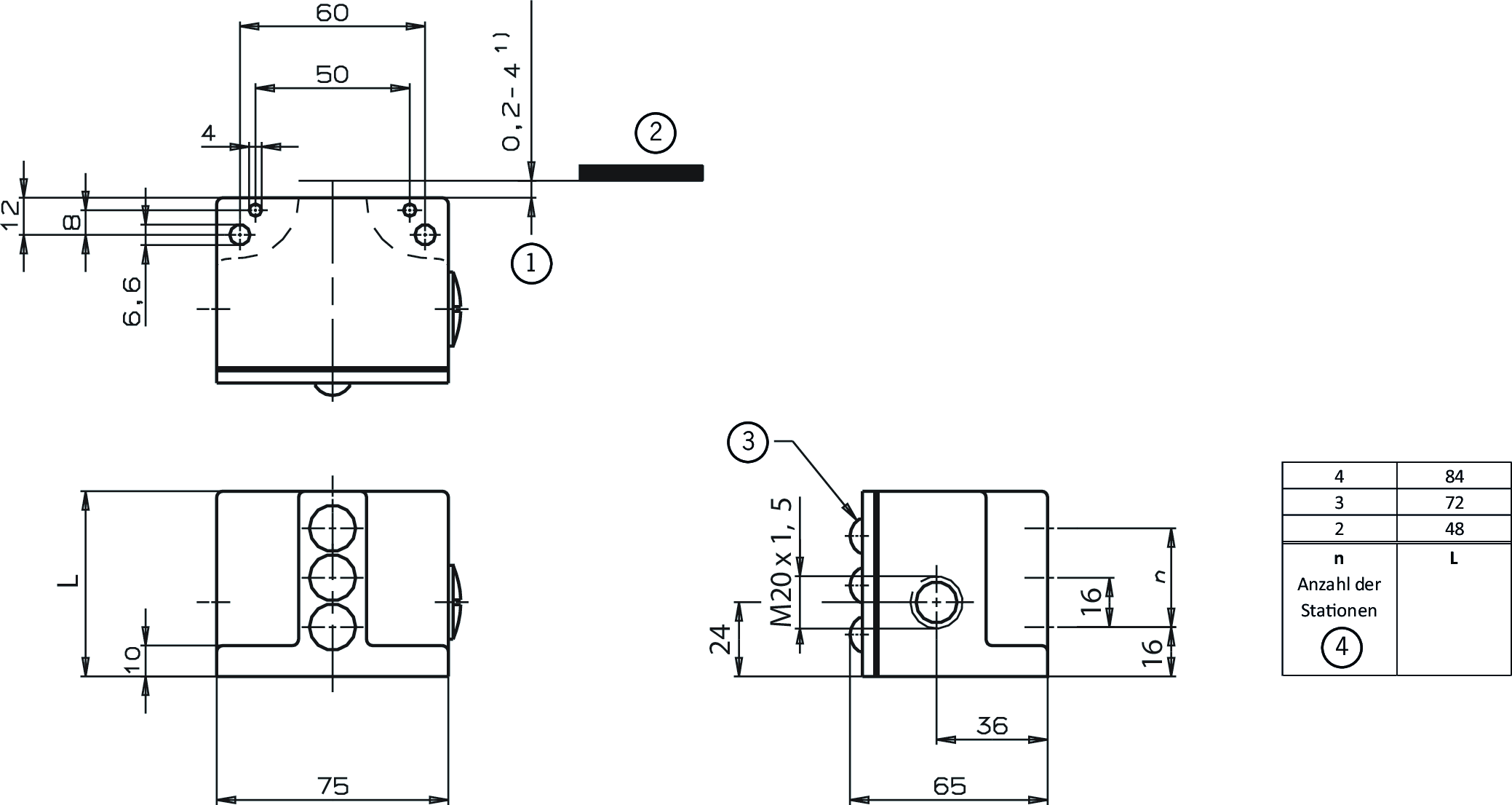 SN03X16 772L M Order No 088416 EUCHNER